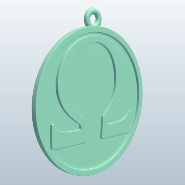 Omega Symbol v1 Free 3D Model - .obj .stl - Free3D