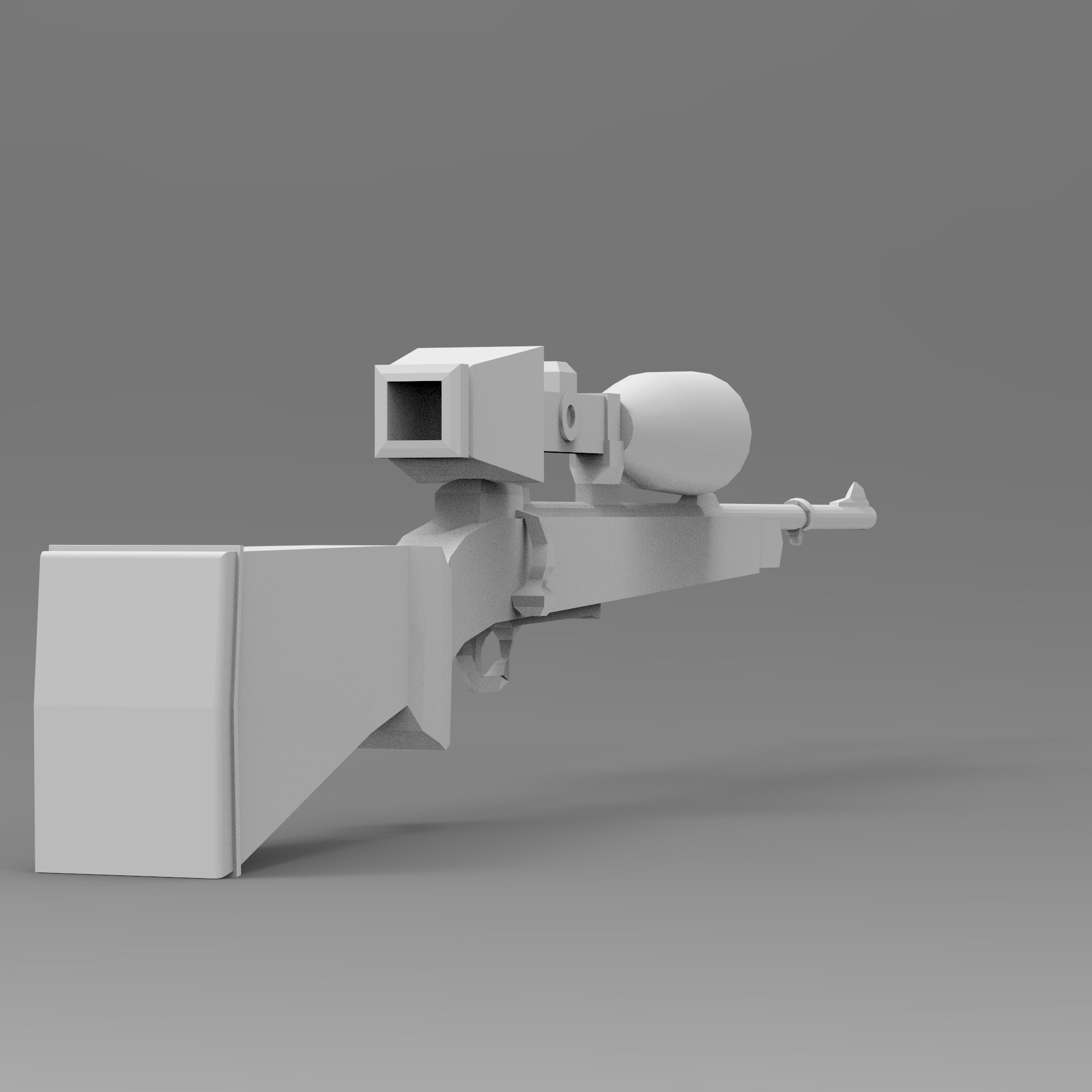 Sniper Rifle Free 3D Model - .obj .mb .fbx - Free3D