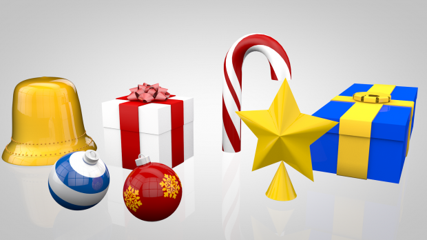 Christmas decorations Free 3D Model - .c4d - Free3D