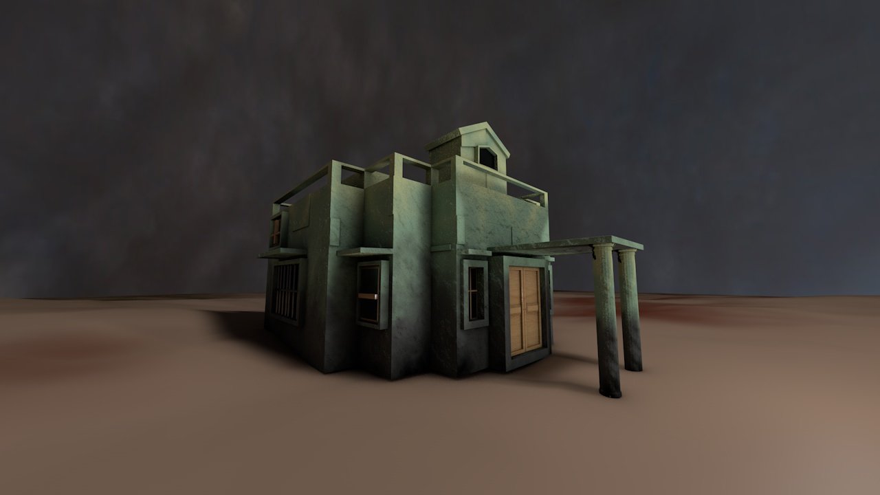 HAUNTED HOUSE Free 3D Model - .c4d - Free3D