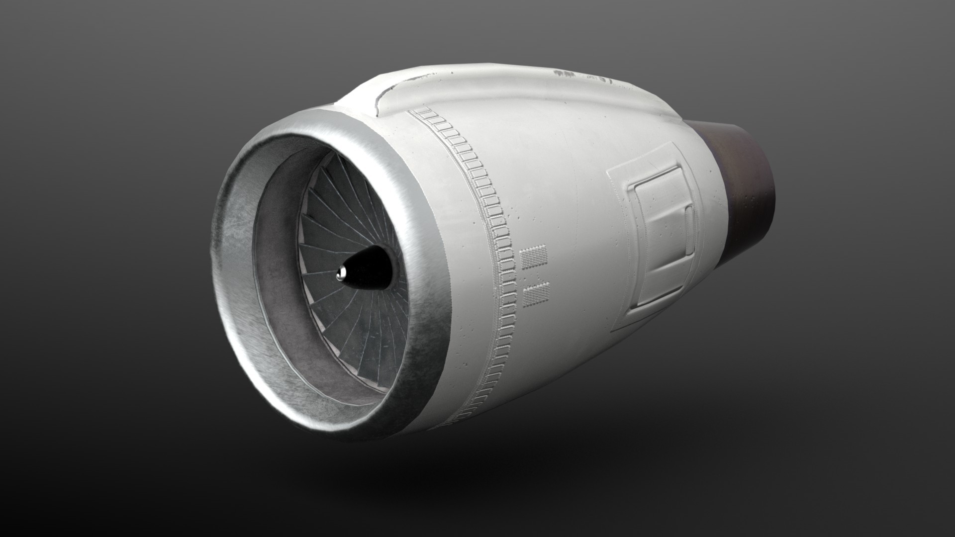 Airplane Engine (Game Ready) Free 3D Model - .fbx .blend .obj - Free3D