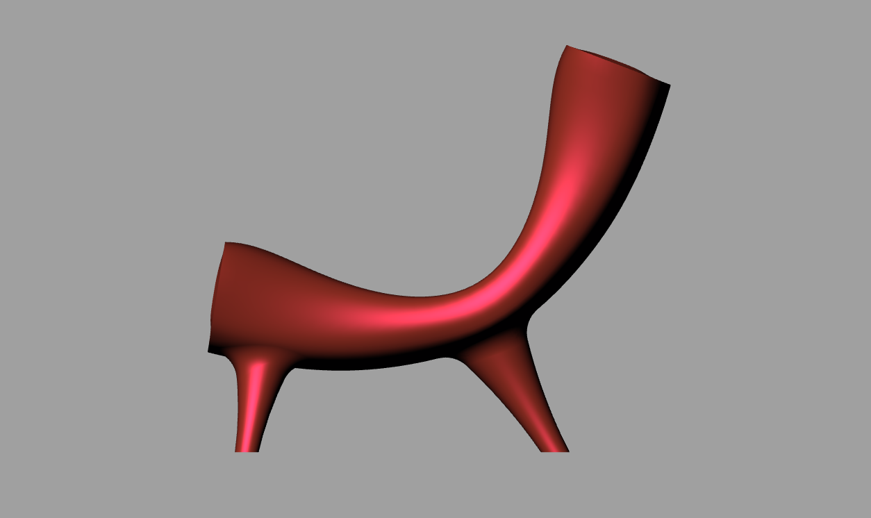 Felt Chair Free 3D Model - .obj .3dm .stp .stl .jpg - Free3D