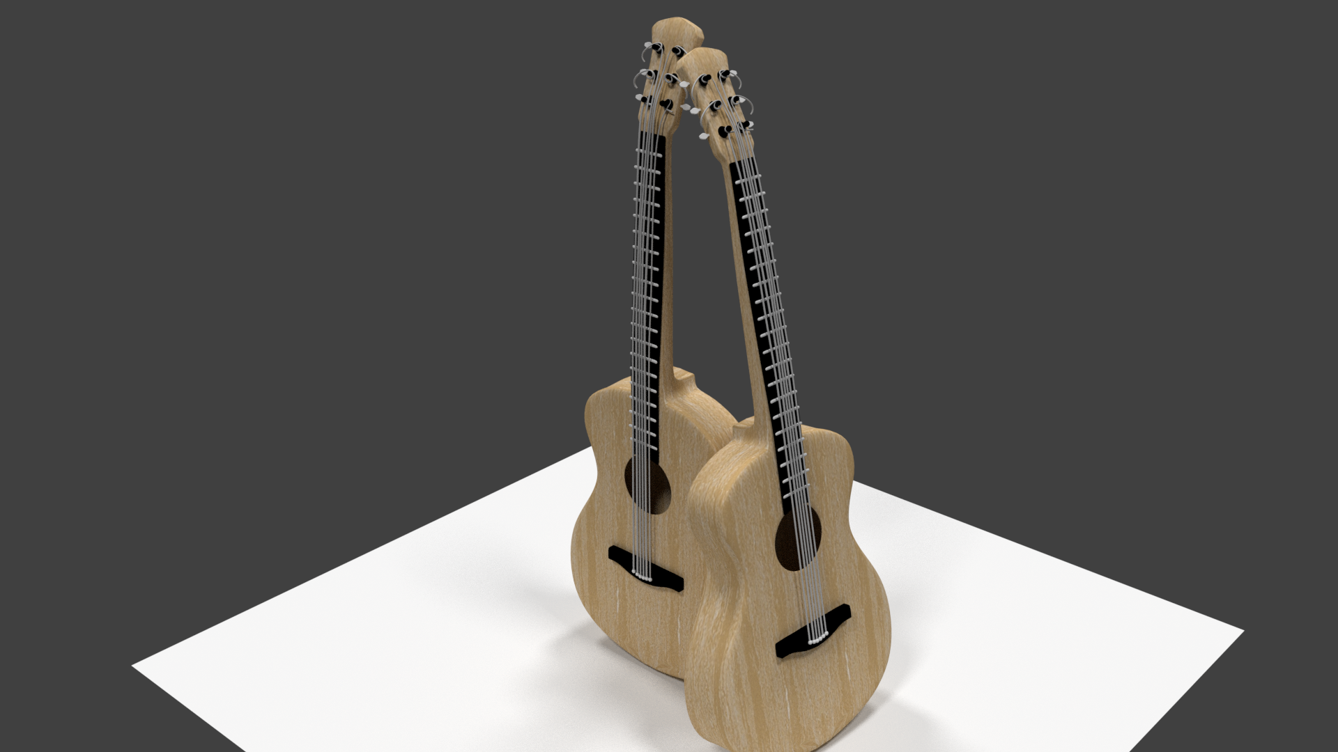 Guitar Free 3D Model - .blend - Free3D
