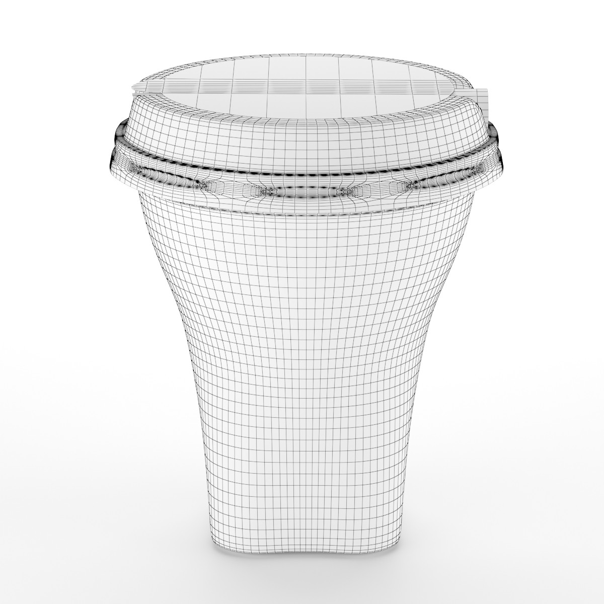 ACTIVIA Packaging, a cup of yogurt Free 3D Model - .max .fbx .obj - Free3D