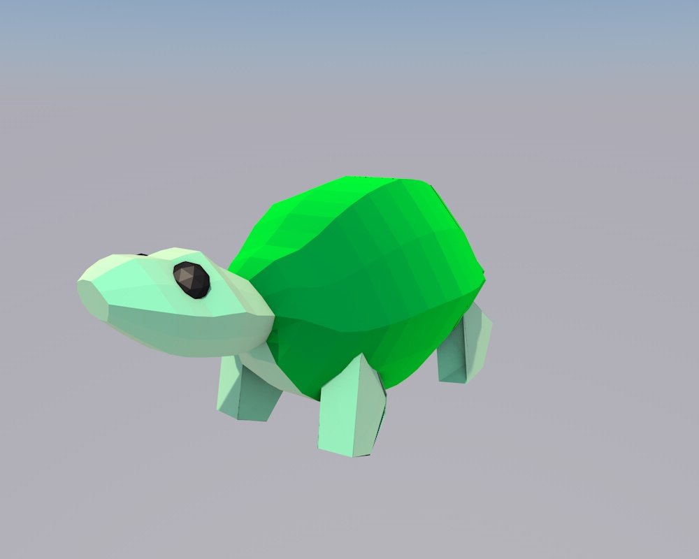 Low Poly Turtle Free 3D Model - .c4d - Free3D