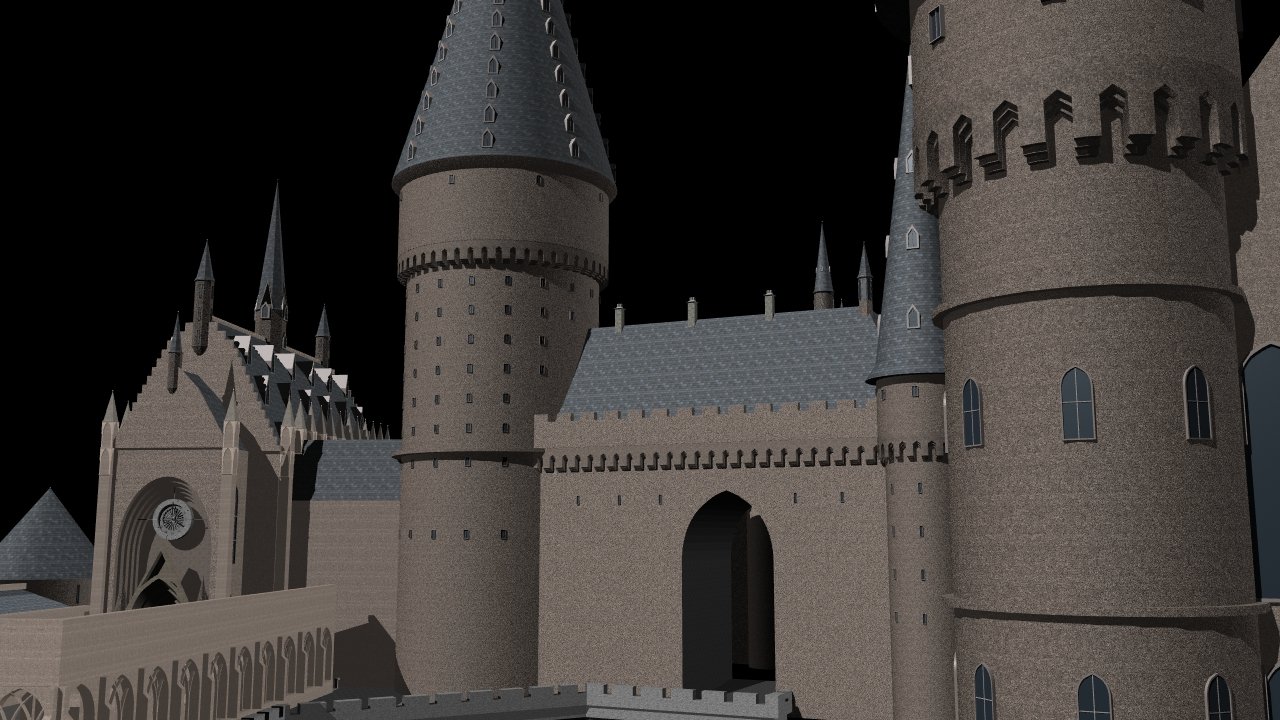 Hogwarts Free 3D Model - .3ds .obj .lwo .lws - Free3D