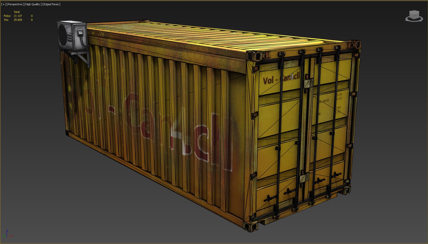 Container Free 3D Model - .max .obj .fbx .3ds .jpg .png - Free3D