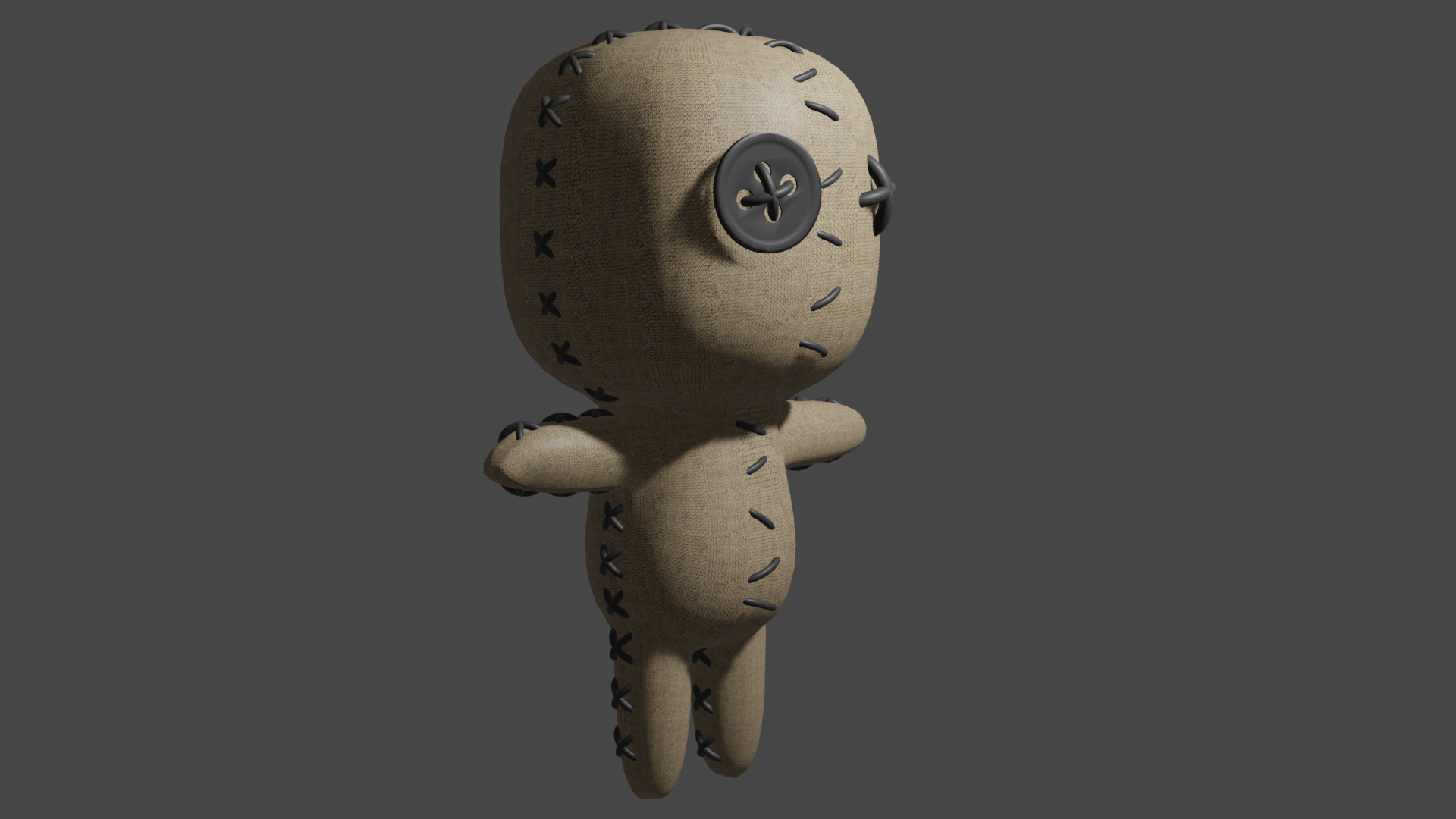 Voodoo Doll Free 3D Model - .fbx .blend - Free3D