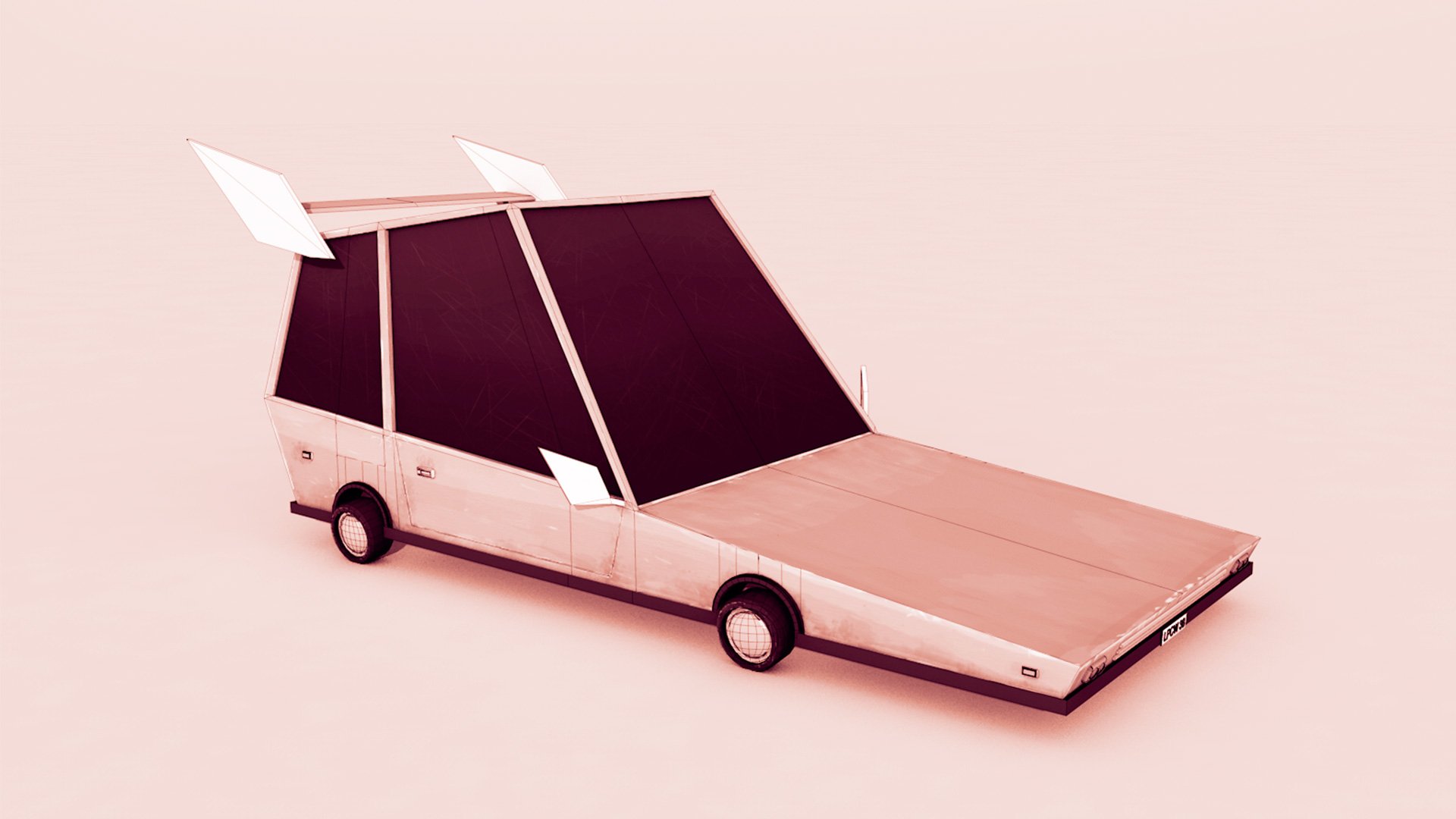 Low Poly Cartoon Car Free 3D Model - .3ds .obj .c4d .fbx - Free3D