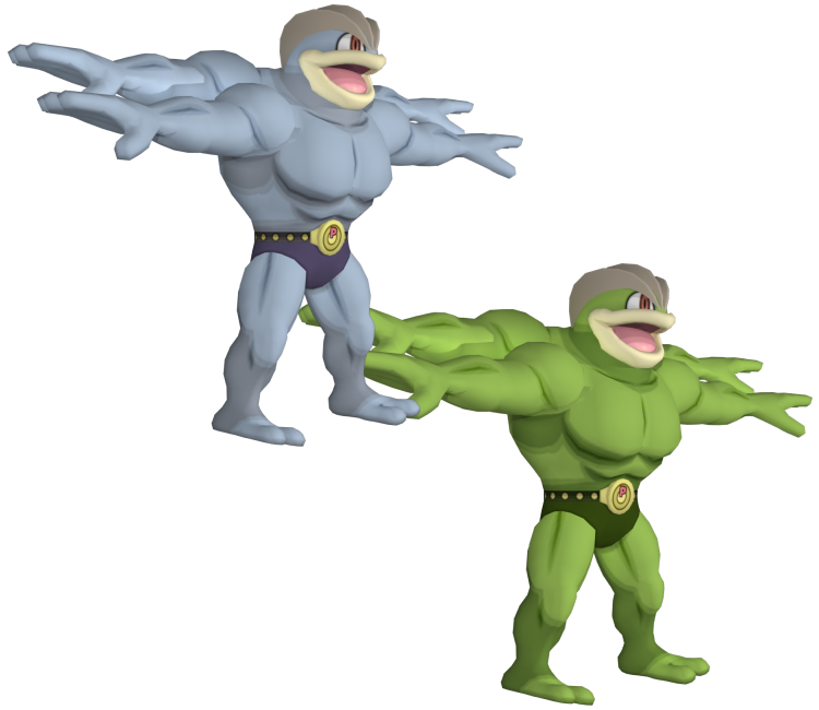 Machamp (Pokemon) Free 3D Model - .dae .fbx - Free3D