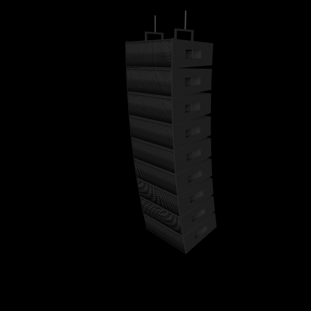 Line Array Concert Speakers Free 3D Model - .obj .c4d .fbx - Free3D