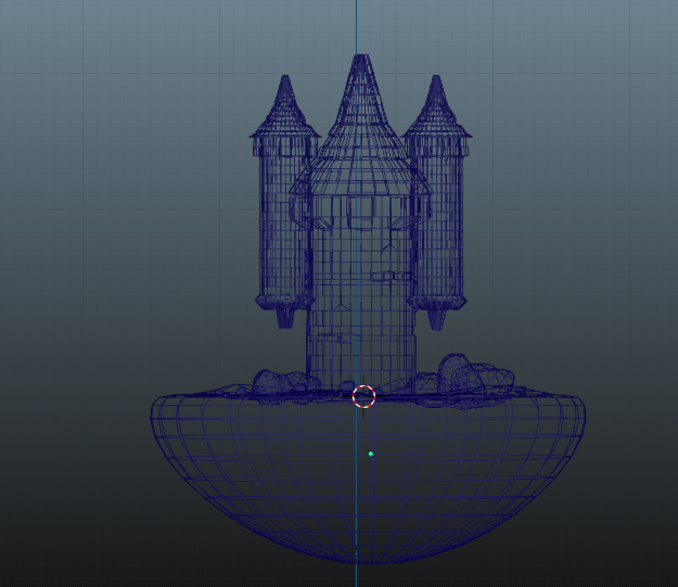 Castle low poly Free 3D Model - .blend - Free3D