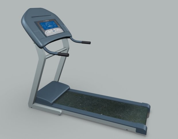 Treadmill Free 3D Model - .obj .mb .fbx - Free3D