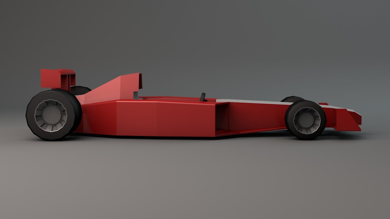 Low Poly Formula 1 Free 3D Model - .obj - Free3D