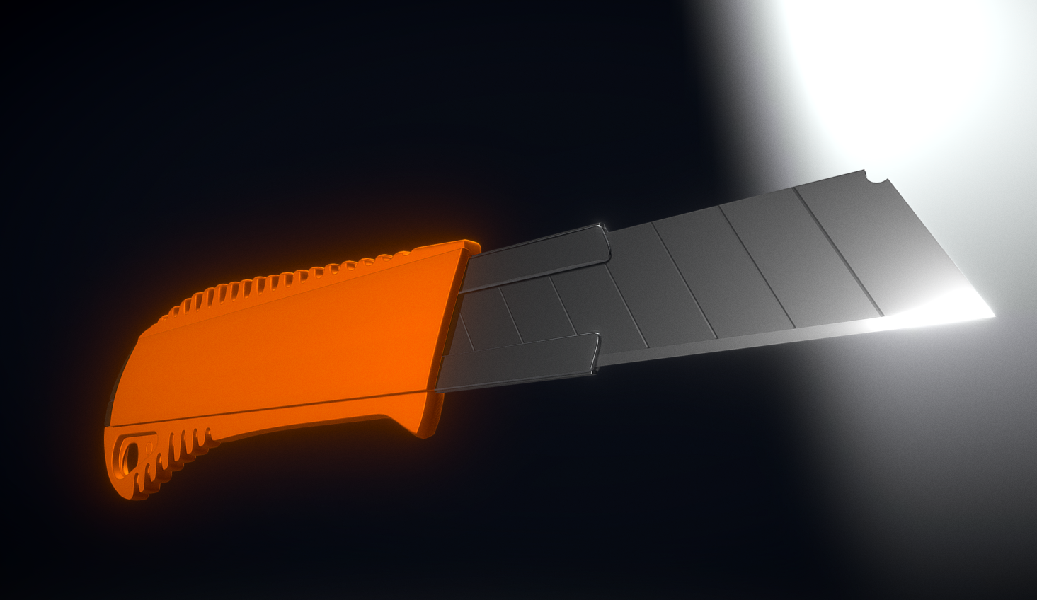 Box Cutter High-Poly Version Free 3D Model - .obj .blend .fbx .mtl - Free3D