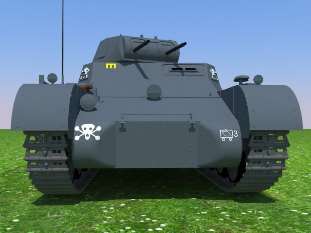 PzKpfw IB light tank Free 3D Model - .skp - Free3D