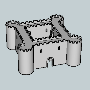 Fort Free 3D Model - .skp .stl - Free3D