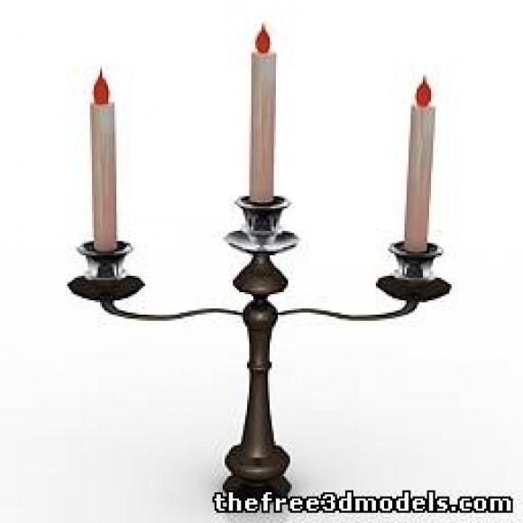 Candlestick Free 3D Model - .3ds .sldprt - Free3D