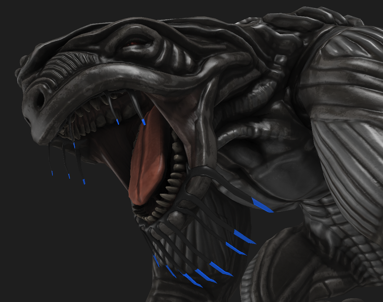 Alien Animal Free 3D Model - .dae .x .fbx .unitypackage .3ds .obj .dxf ...