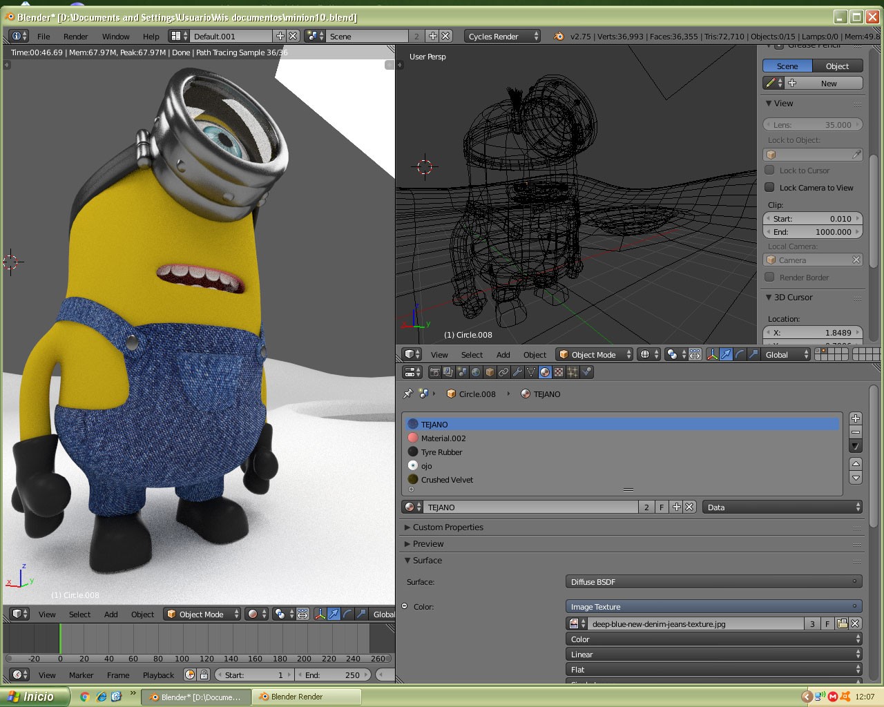 Minion 10 Free 3D Model - .blend - Free3D