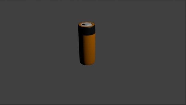 Battery Free 3D Model - .3ds .obj .dae .blend .fbx .mtl - Free3D