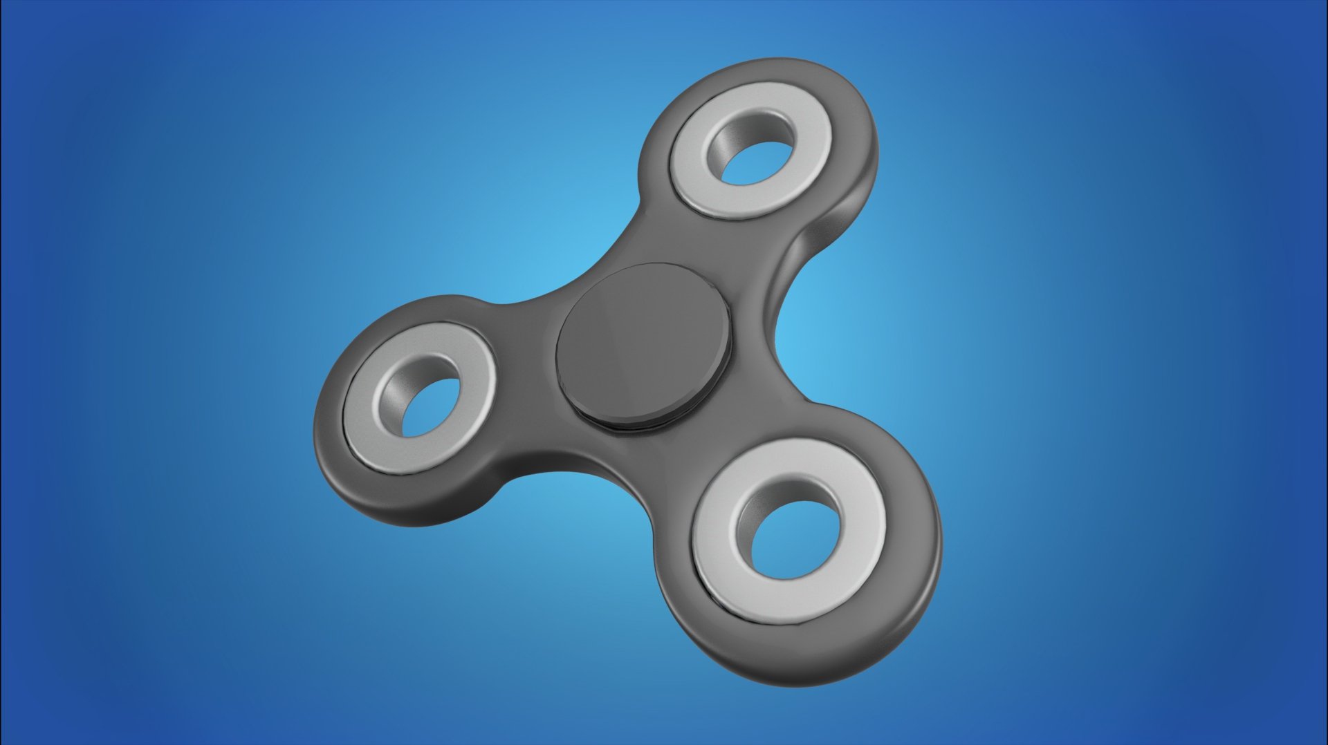 High Poly Fidget Spinner Free 3D Model - .obj .c4d - Free3D