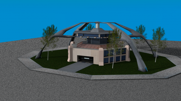 Techy House Free 3D Model - .3ds .obj .blend - Free3D