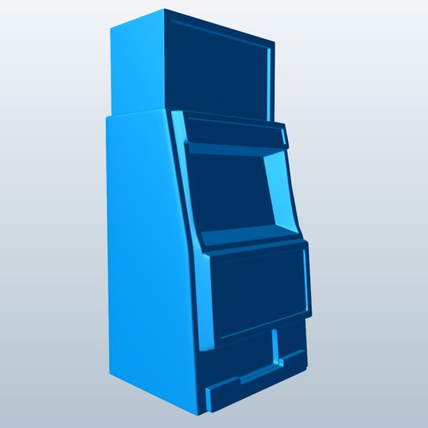 Slot Machine with Touch Screen v1 Free 3D Model - .obj .stl - Free3D