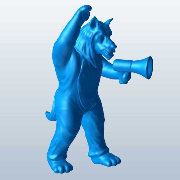 MascotWolf v1 Free 3D Model - .obj .stl - Free3D