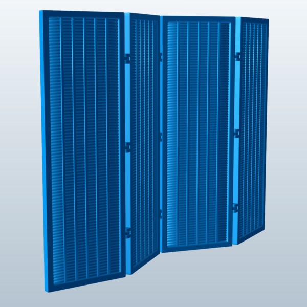 Folding Screen v3 Free 3D Model - .obj .stl - Free3D