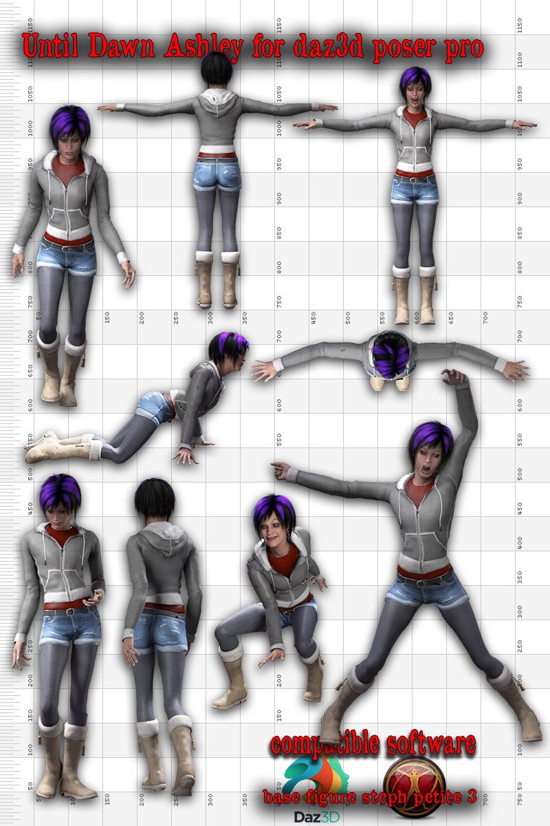 Até personagem Dawn Ashley compatível daz3d poser pro modelo 3D gratuito - .poser .pro .game ...