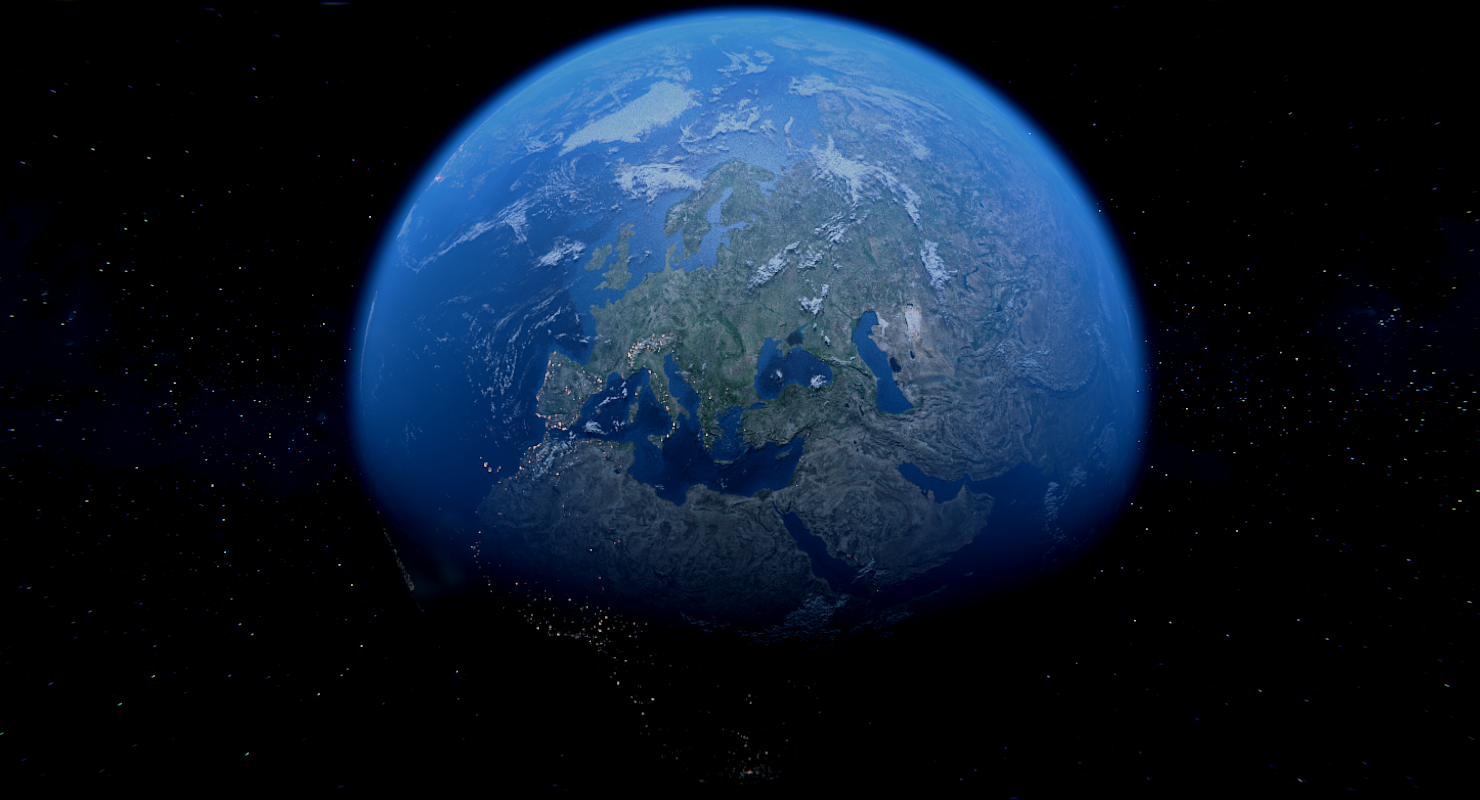 Earth Photorealistic 2K Free 3D Model - .blend .fbx .obj .mtl - Free3D