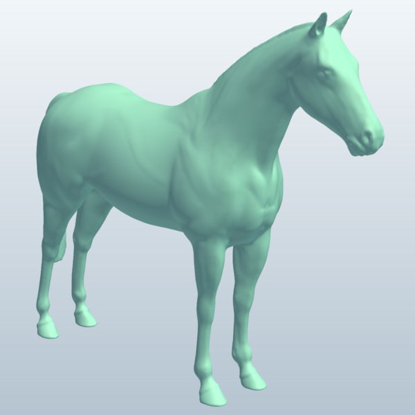 American Paint Horse Nuetral V1 Free 3D Model - .obj .stl - Free3D