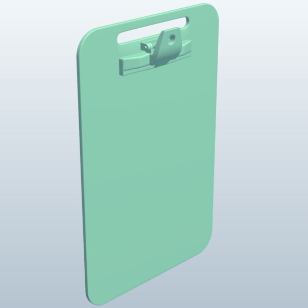 Clipboard v2 Free 3D Model - .obj .stl - Free3D