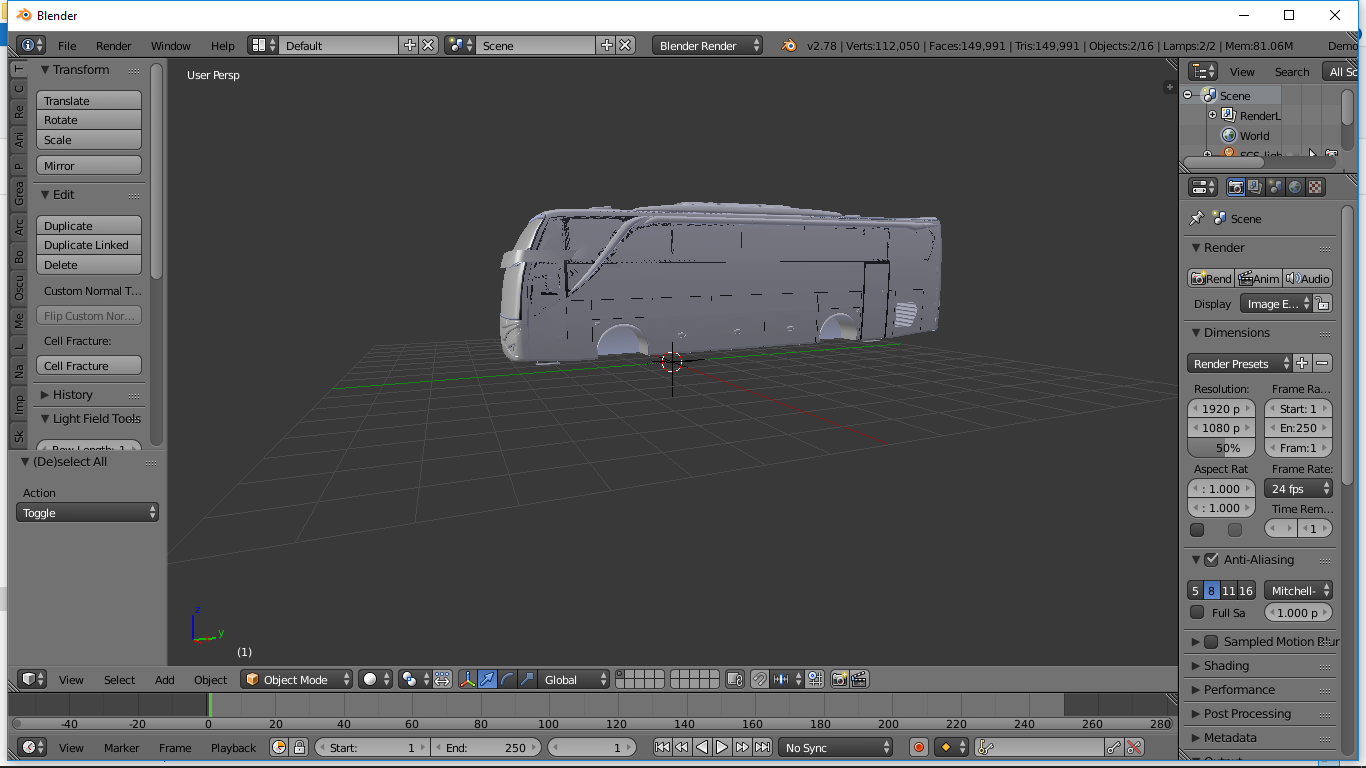 Bus Free 3D Model - .fbx - Free3D