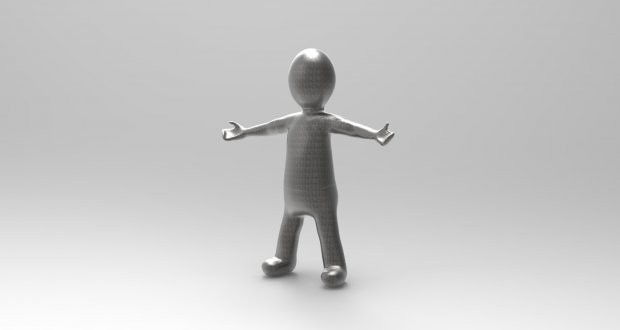 Rigged Stick Figure Free 3D Model - .3ds .obj .dae .max .fbx - Free3D