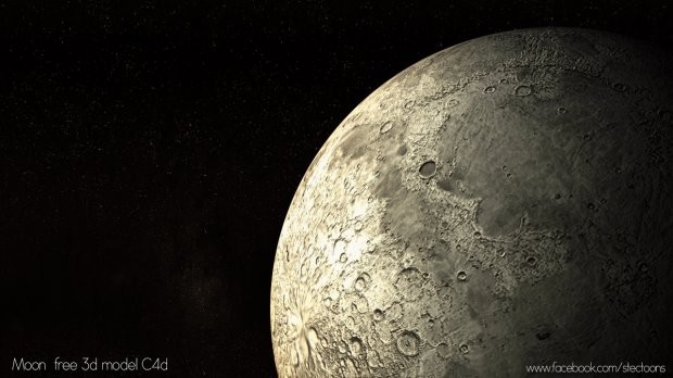 Moon Free 3D Model - .c4d - Free3D