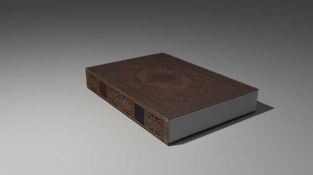 Simple Book Free 3D Model - .obj .dae .blend .mtl - Free3D