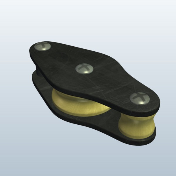 Sailing Fiddle Block v2 Free 3D Model - .obj .stl - Free3D