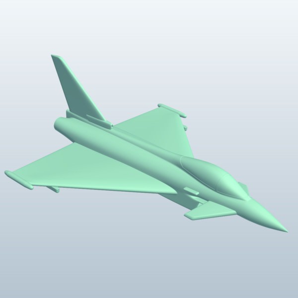 Fighter Jet Joint European v1 Free 3D Model - .obj .stl - Free3D