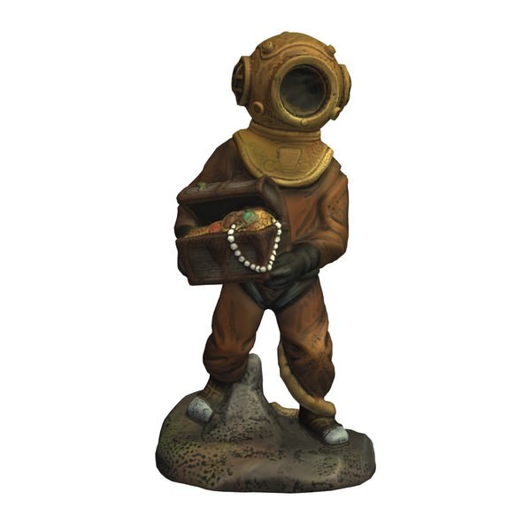 Aquarium Deep Sea Diver v1 Free 3D Model - .obj .stl - Free3D