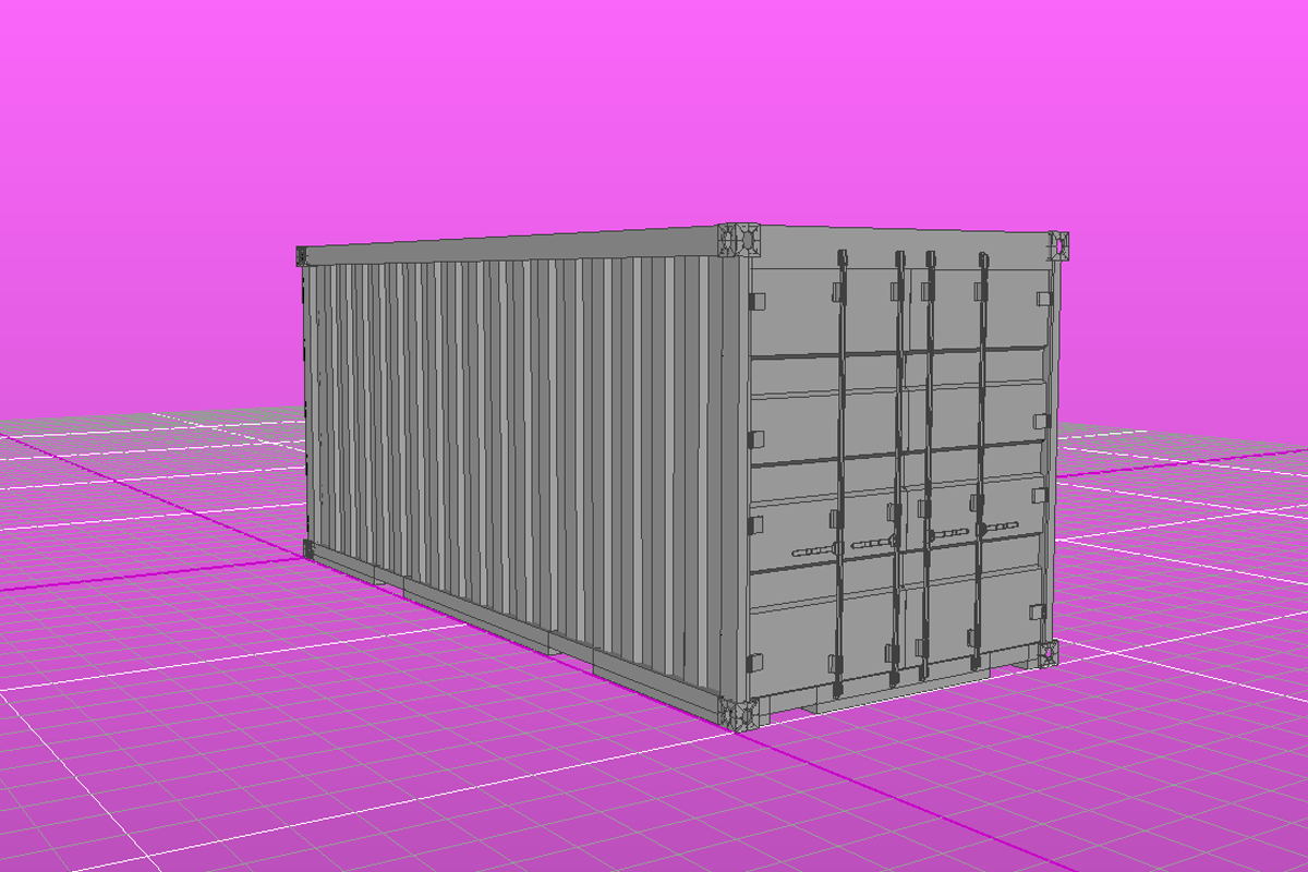 Shipping Container Free 3D Model - .fbx - Free3D