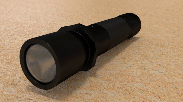 Flashlight Free 3D Model - .3ds .obj .blend .fbx .stl - Free3D