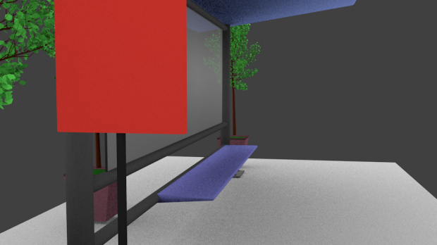 Bus Station Free 3D Model - .obj .dae .blend .fbx - Free3D