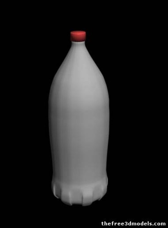 Generic 2 Liter Bottle Free 3D Model - .3ds .sldprt - Free3D
