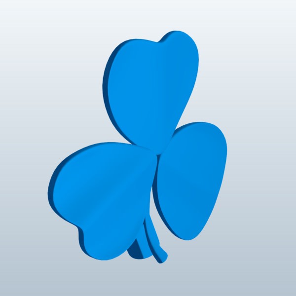 Shamrock V1 Free 3D Model - .obj .stl - Free3D