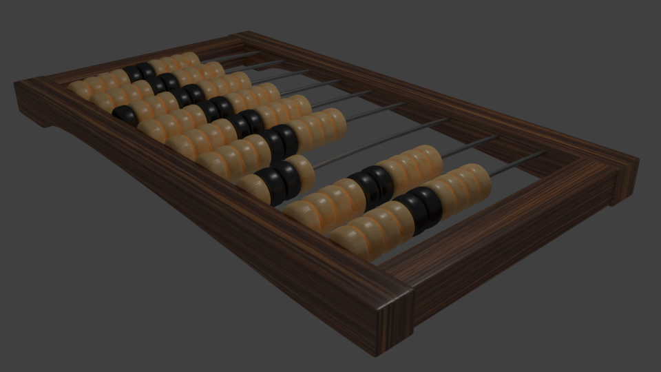 Ábaco Modelo 3D gratis - .blend - Free3D