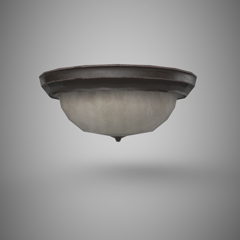 Ceiling Light Free 3D Model - .obj .fbx - Free3D