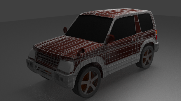 Mitsubishi Mini Pajero Free 3D Model - .blend - Free3D