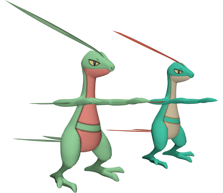 Grovyle (Pokemon) Free 3D Model - .dae .fbx - Free3D